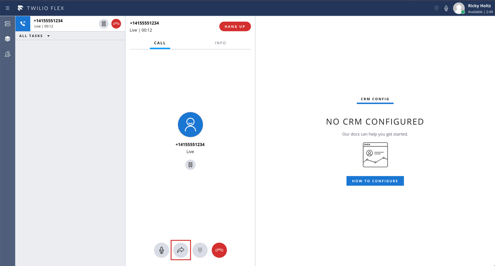 Use the Flex Dialpad | Twilio