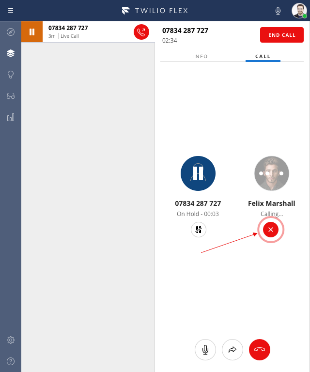 Warm Transfer - End User Guide | Twilio