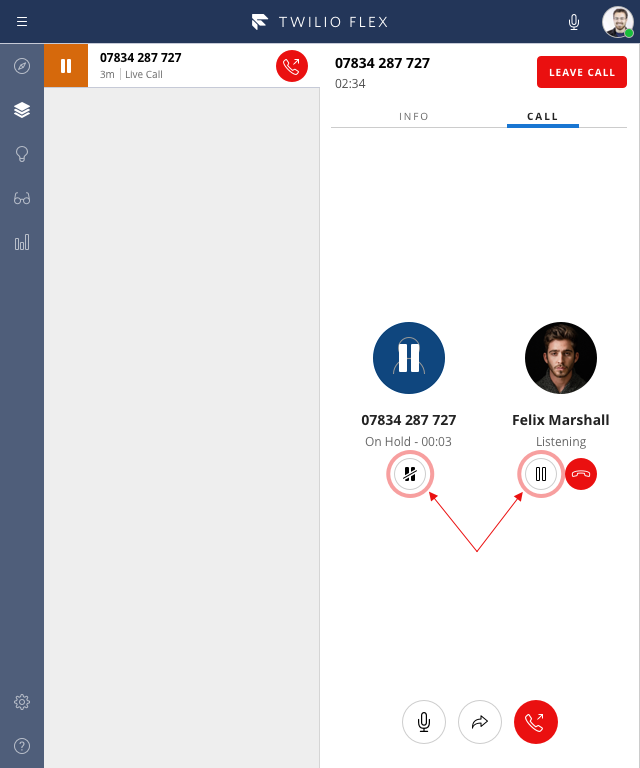 Warm Transfer - End User Guide | Twilio