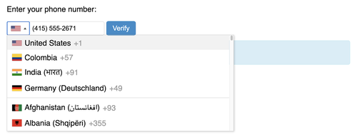 Cómo crear entradas internacionales de números de teléfono en HTML y ...