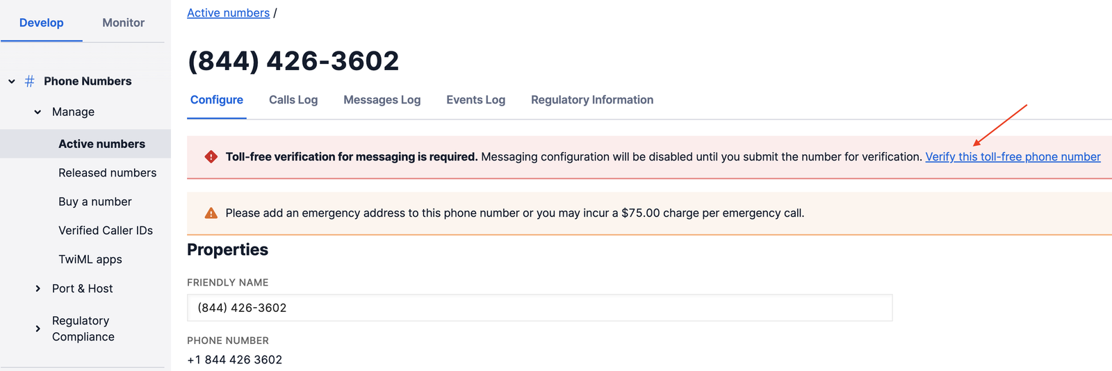 Toll-Free Verification Console Onboarding Guide | Twilio