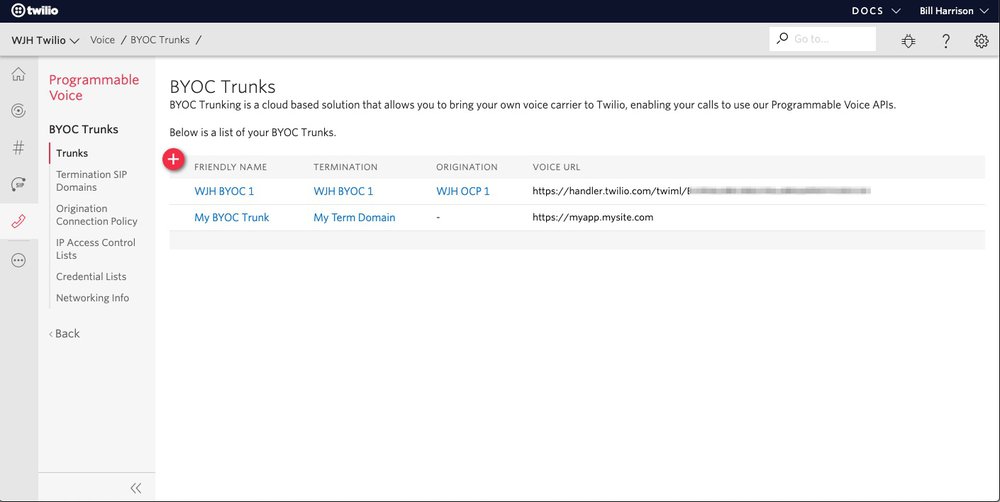 Bring Your Own Carrier (BYOC) Trunking | Twilio