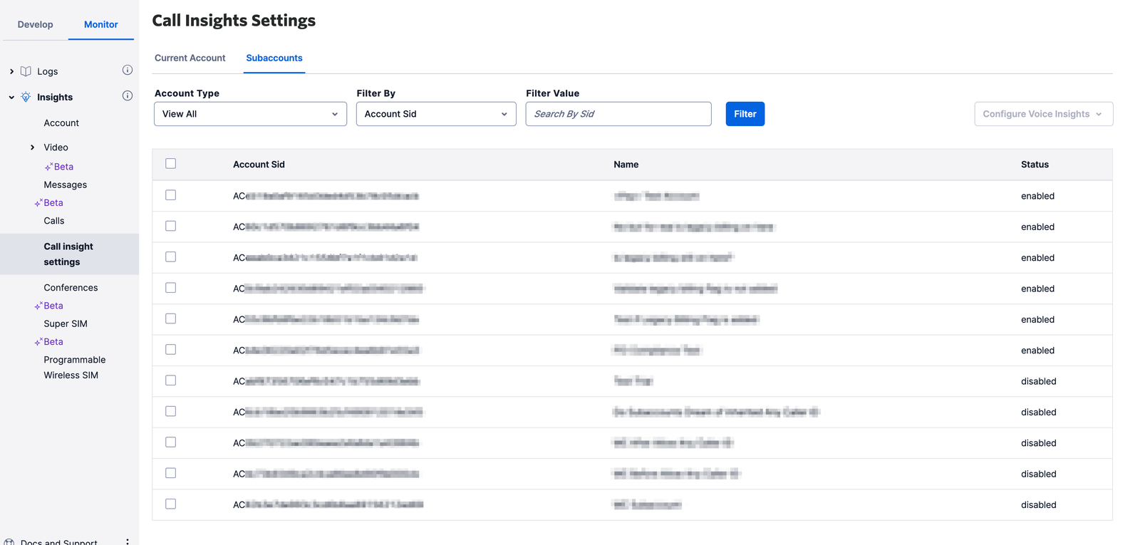 Advanced Features - Voice Insights | Twilio