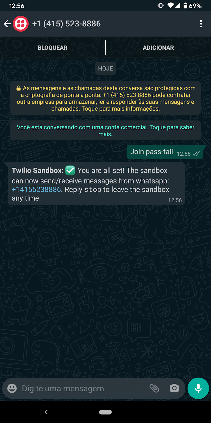 Como acessar a API de WhatsApp com a Twilio