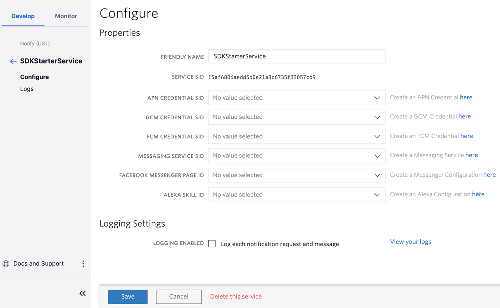 Configuring Android Push Notifications | Twilio