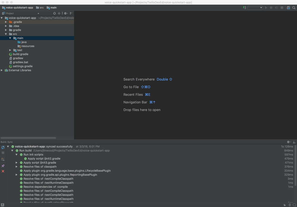 Quickstart Use Java To Send And Receive Phone Calls Using The Twilio Rest Api Twilio 