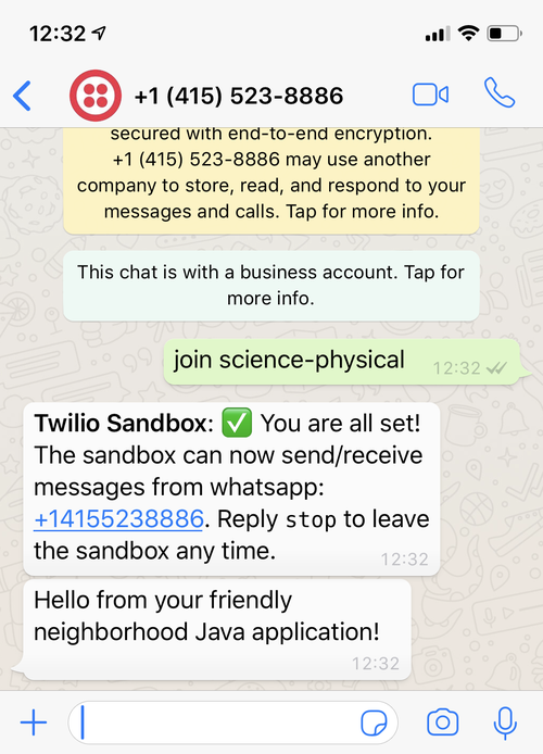 Cómo enviar mensajes de WhatsApp desde aplicaciones Java con Twilio