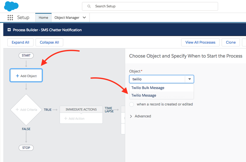 How to Create Chatter Notifications from Inbound Messages | Twilio