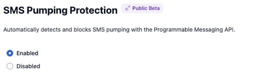 SMS Pumping Protection for Programmable Messaging | Twilio