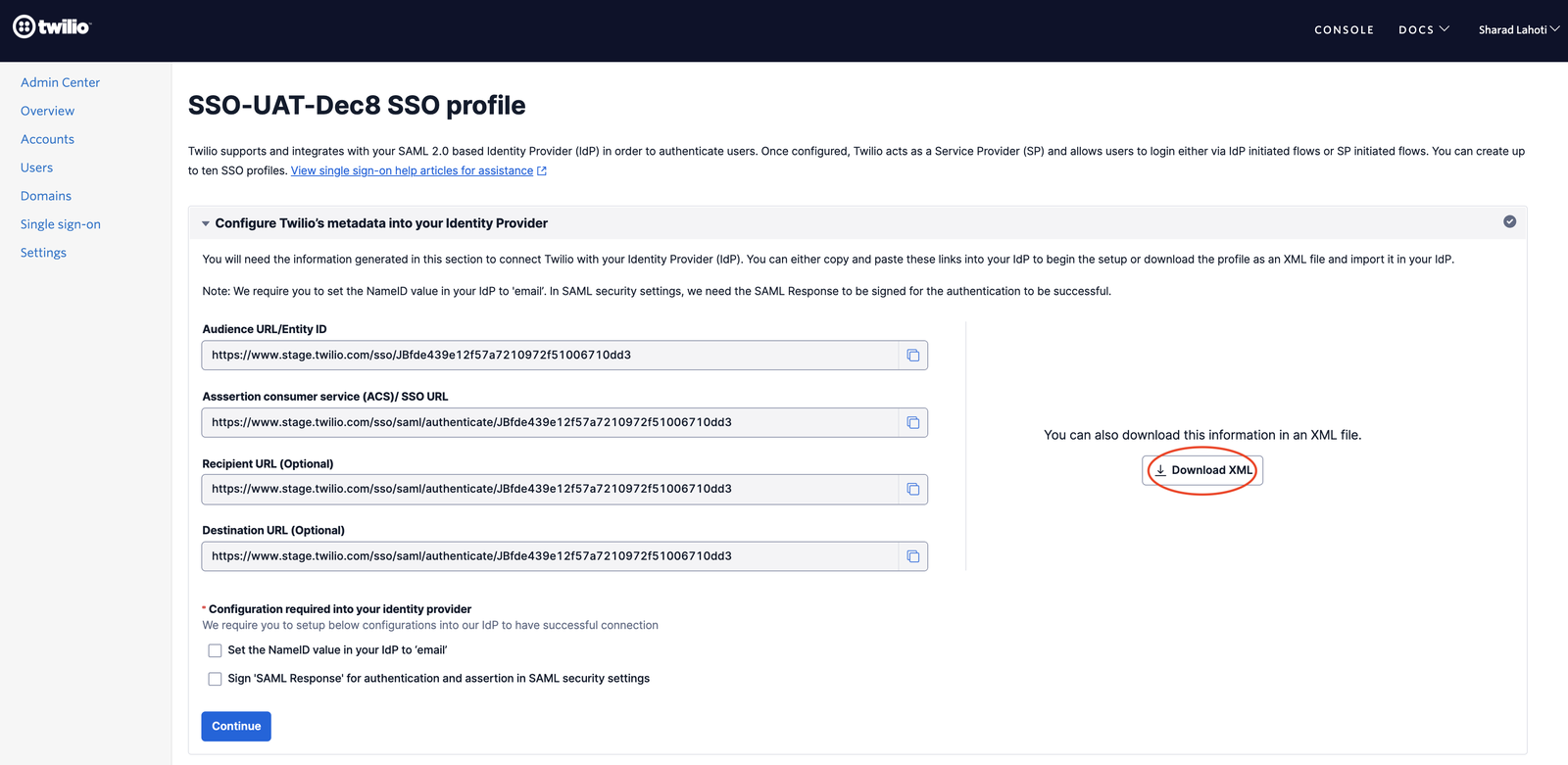 Configuring Azure Active Directory With Twilio Sso Twilio