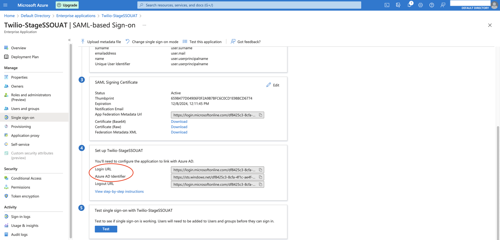 Configuring Azure Active Directory With Twilio Sso Twilio