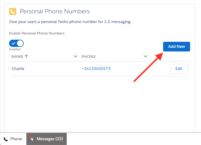 How to Assign Personal Phone Numbers to Salesforce Users | Twilio