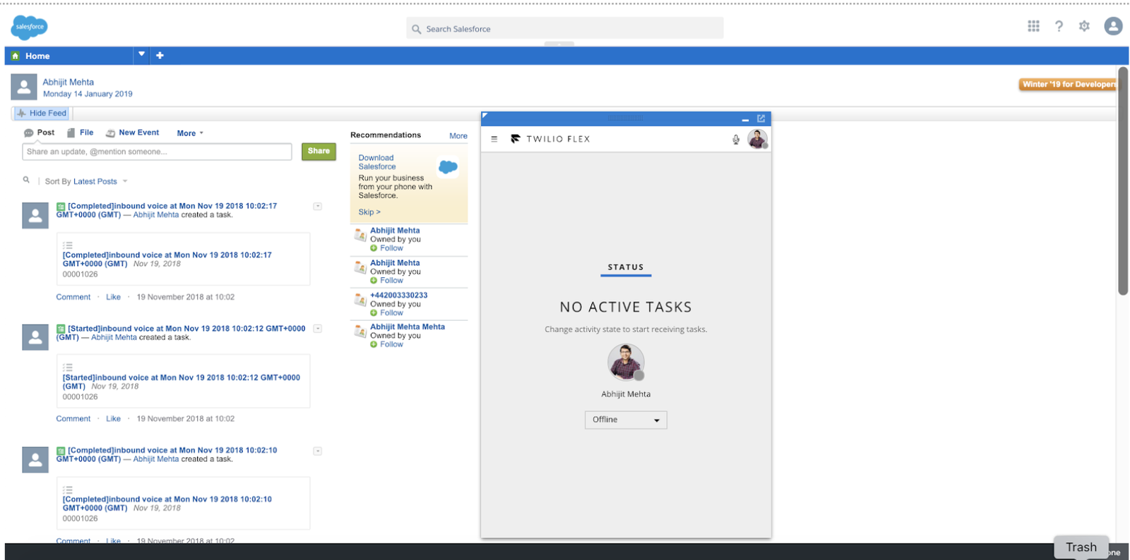 Integrate Twilio Flex with Salesforce | Twilio