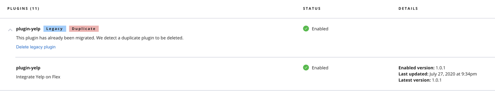 Custom Plugins Dashboard | Twilio