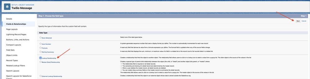 custom-object support for 1:1 messaging component | Twilio