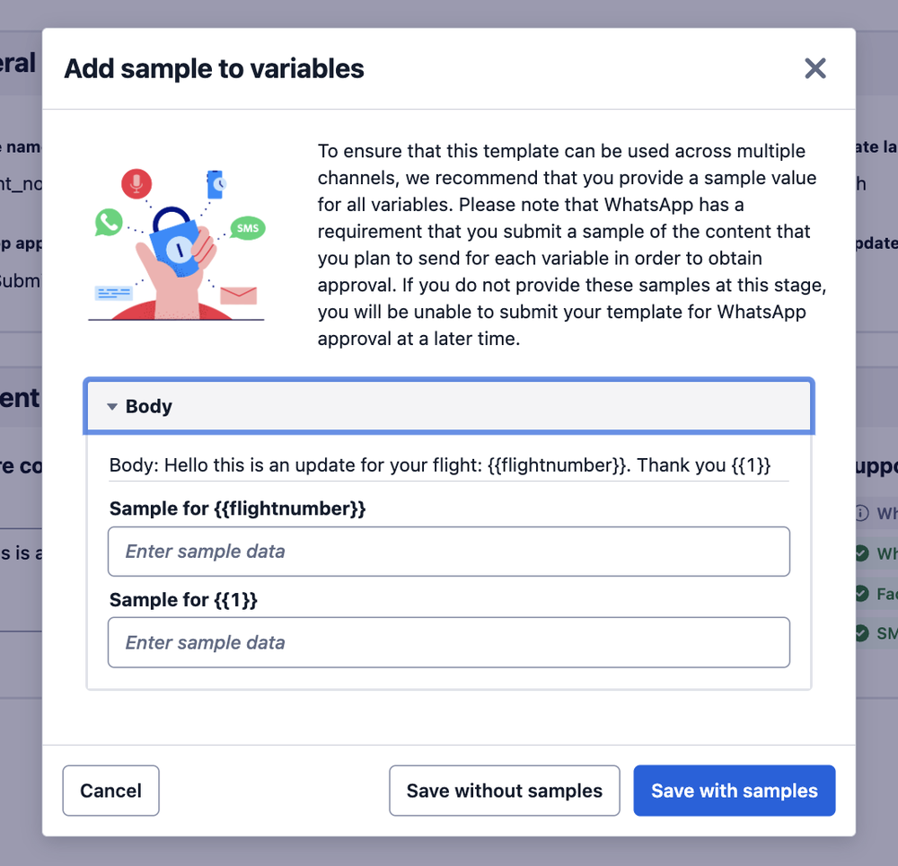 Using Variables with Content Templates | Twilio