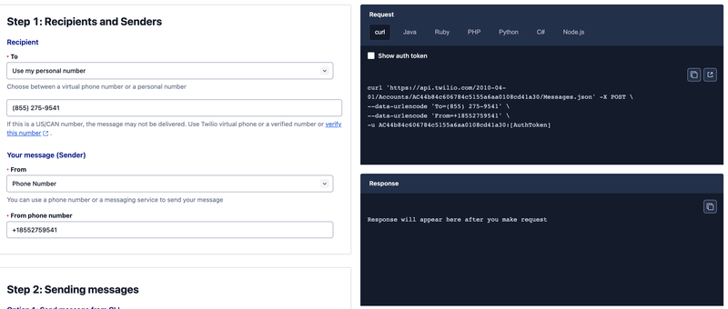 Guide to using the Twilio Virtual Phone | Twilio