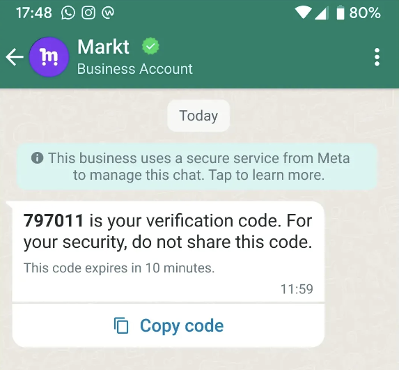Bring your own WhatsApp Sender to Verify WhatsApp | Twilio