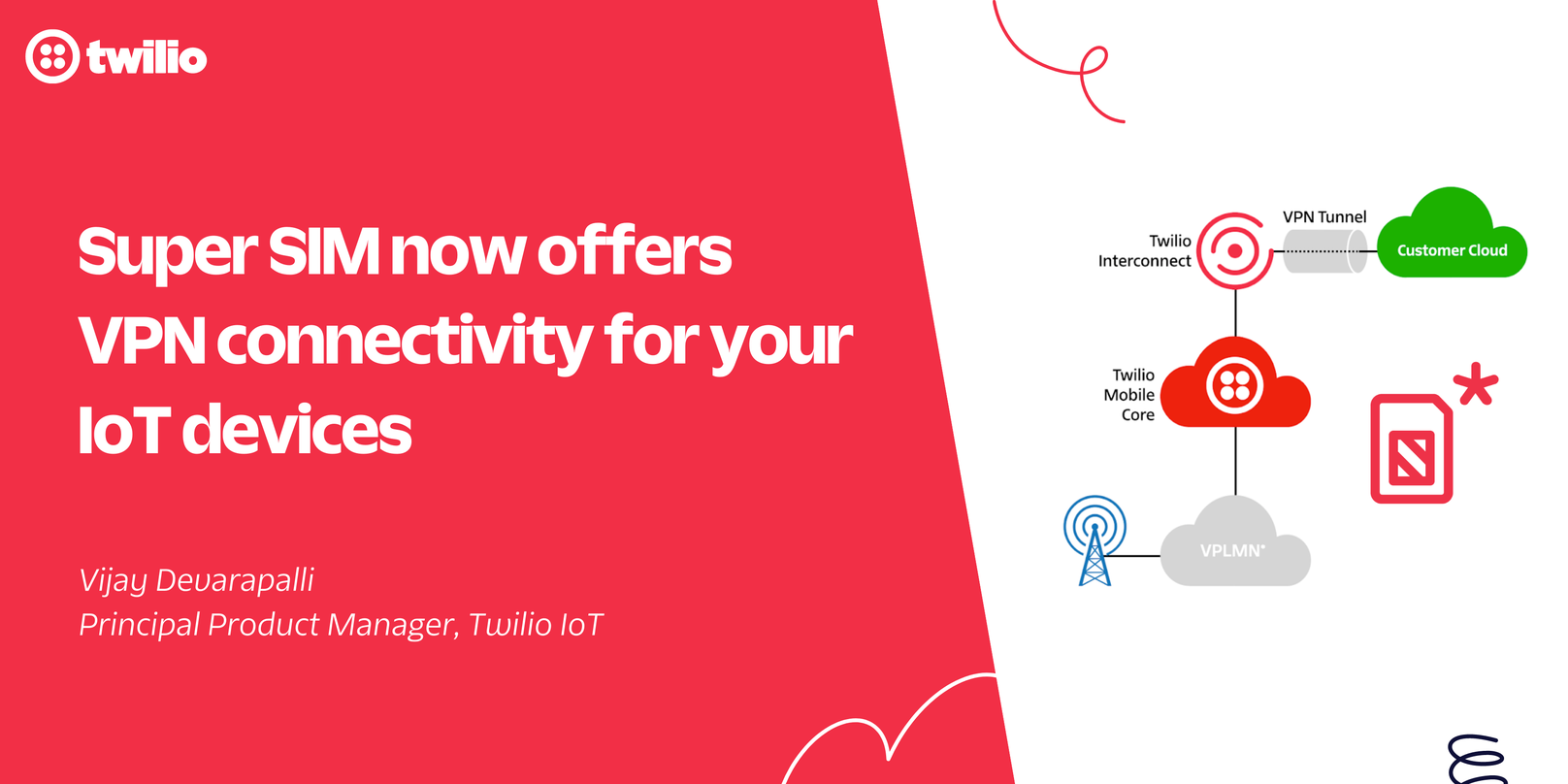 VPN for Super SIM connected IoT Devices
