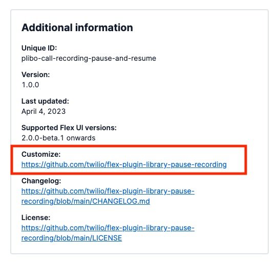 Flex Plugin Library | Twilio