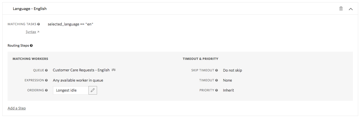 Setting Up A Taskrouter Workspace Add And Configure A Workflow Twilio 2538