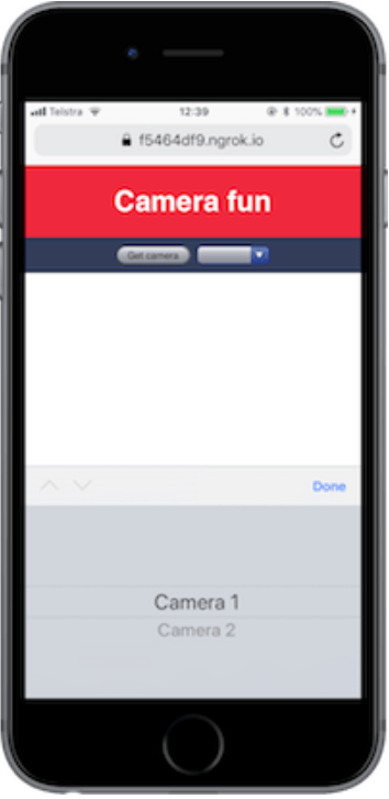 Escolhendo câmeras em JavaScript com a API mediaDevices
