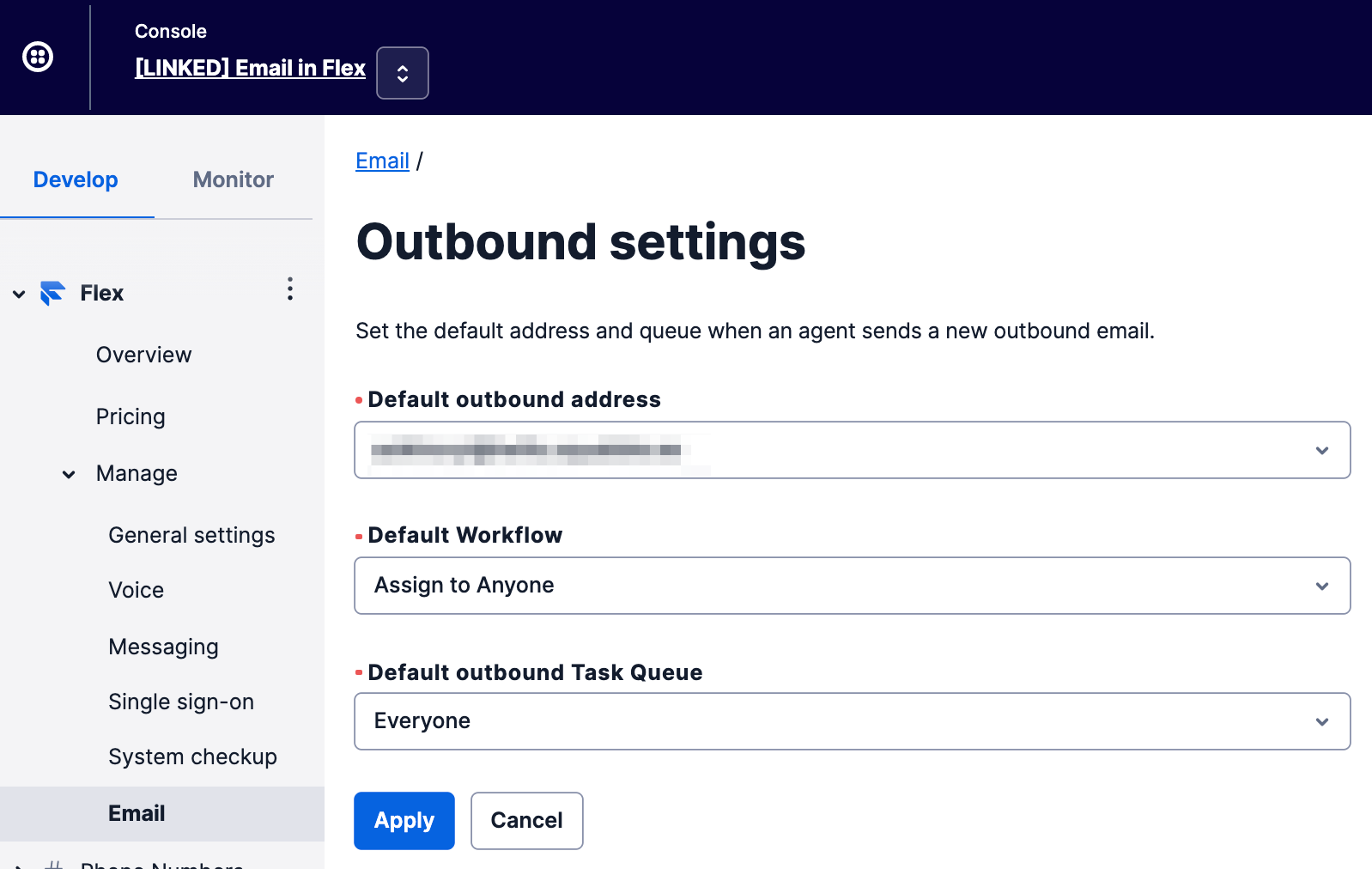 Set up outbound email | Twilio