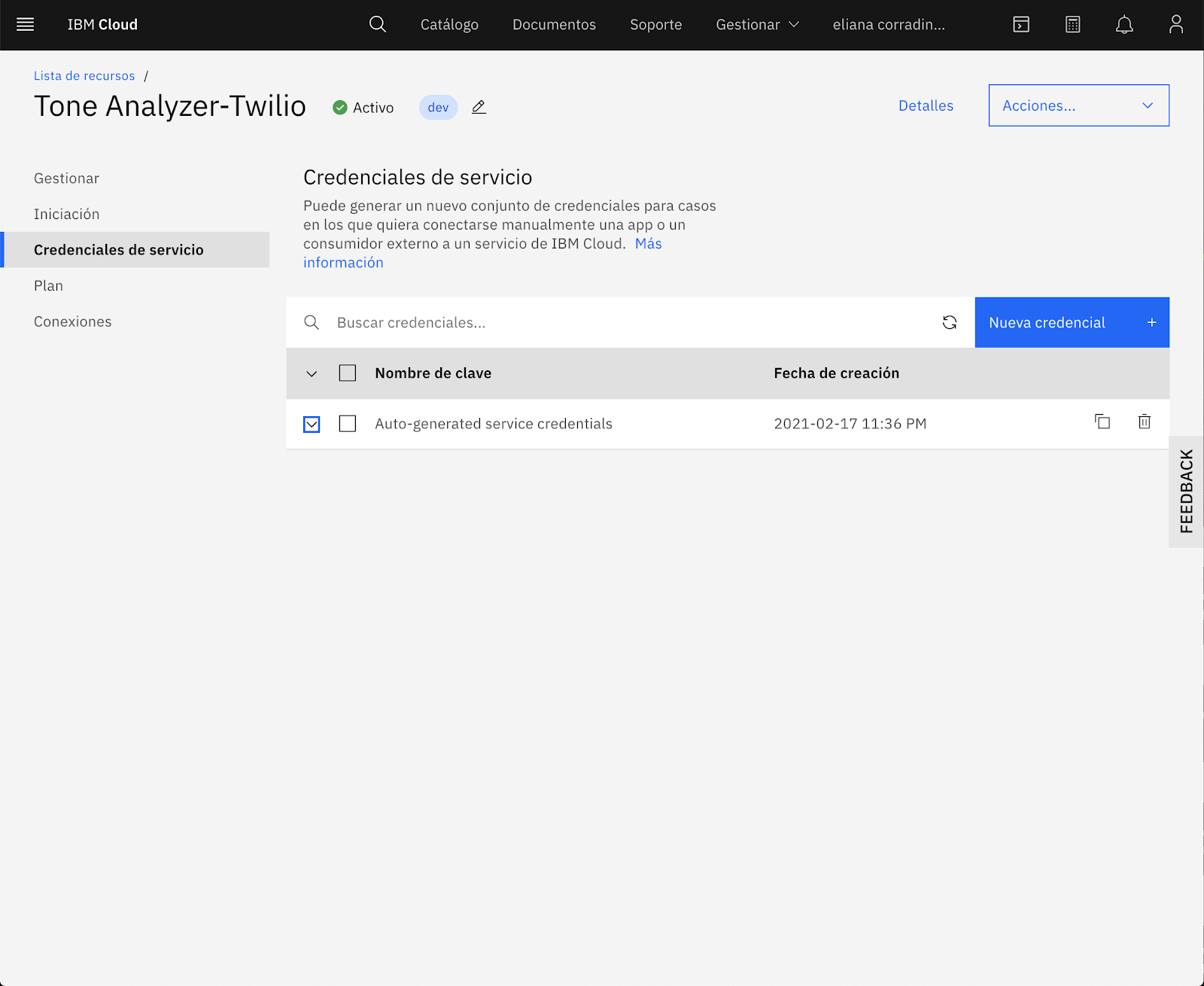 Construir un Chatbot con Twilio Studio e IBM Tone Analyzer en WhatsApp