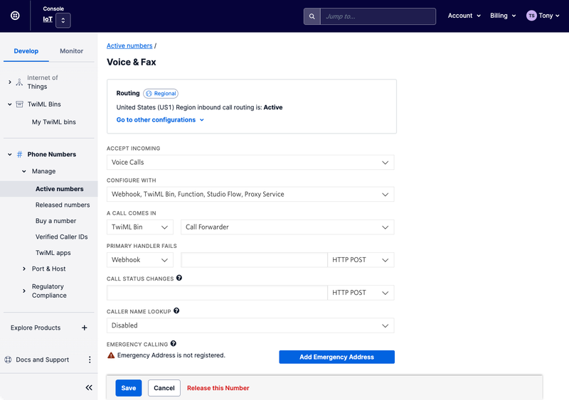 Forward Calls in Twilio for Salesforce | Twilio