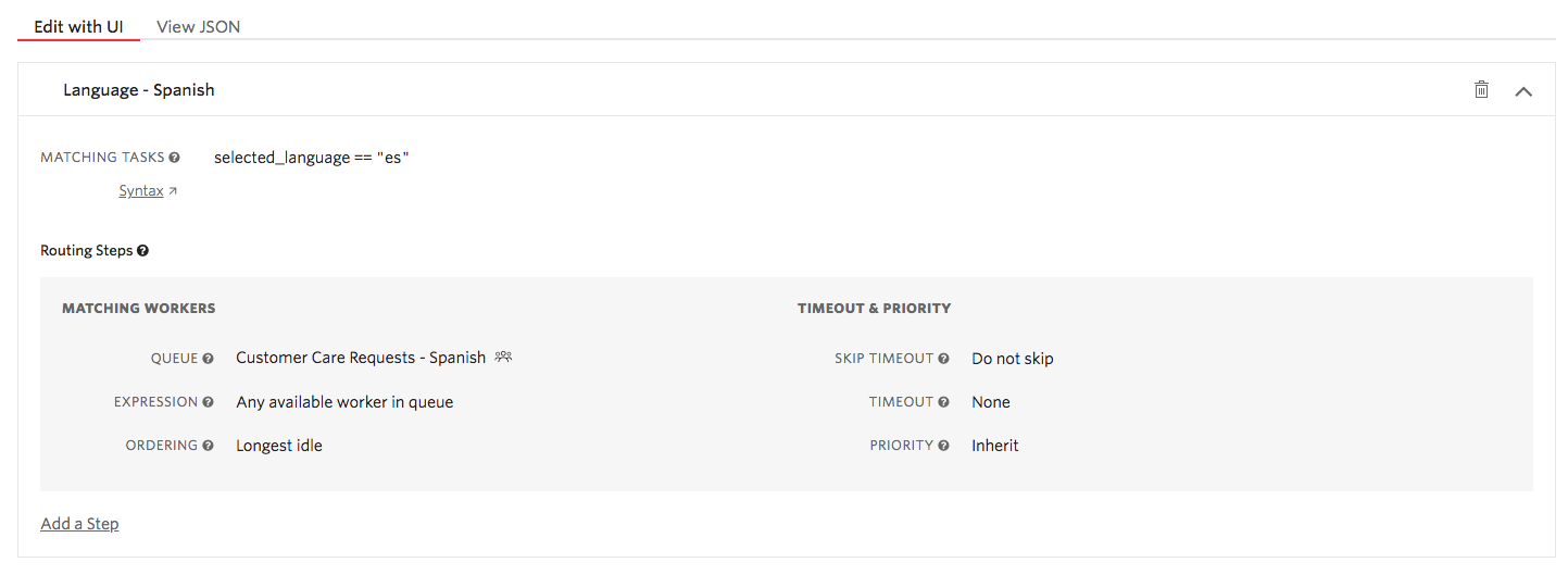 Setting Up A Taskrouter Workspace Add And Configure A Workflow Twilio 9172