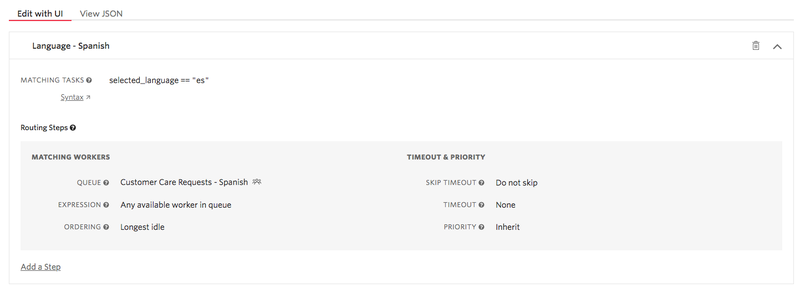 Setting Up A Taskrouter Workspace Add And Configure A Workflow Twilio 8366