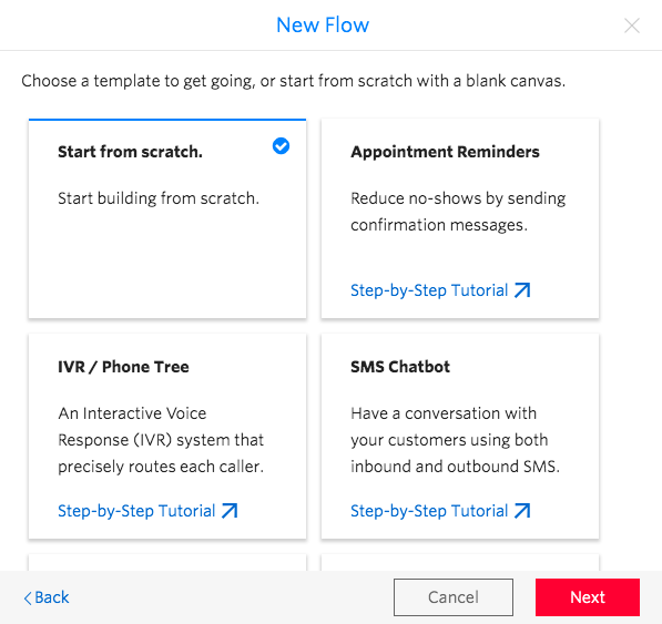 Studio Flows API Quickstart | Twilio