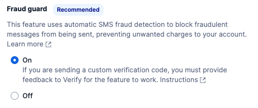 Verify Fraud Guard | Twilio