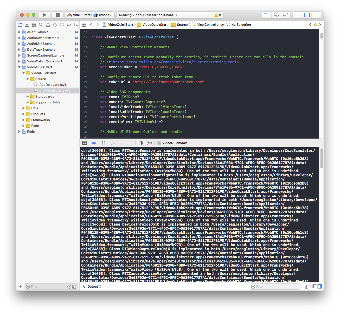 Using Twilio Voice Side By Side With Webrtc Ios Twilio
